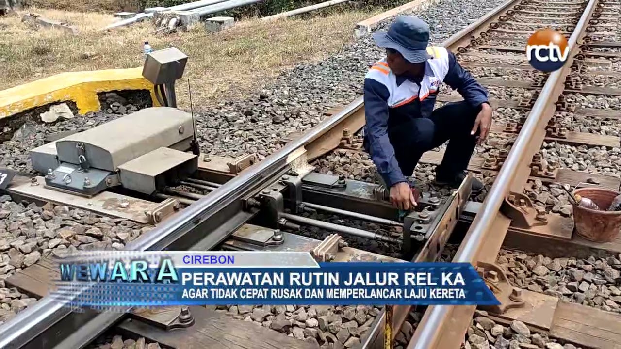 Perawatan Rutin Jalur Rel KA