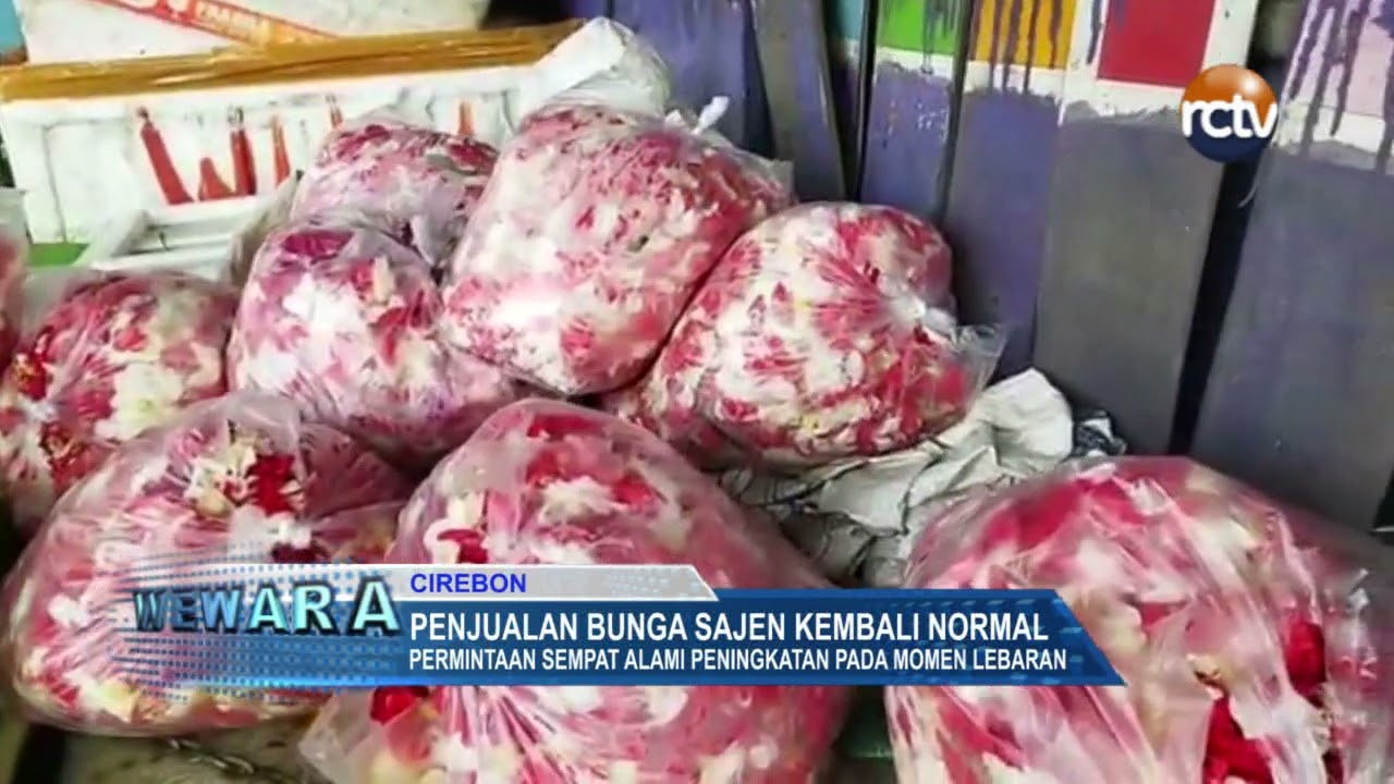 Penjualan Bunga Sajen Kembali Normal
