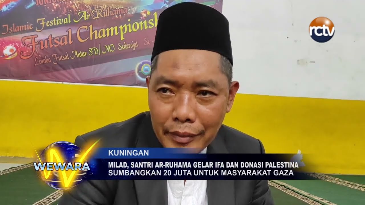 Milad, Santri Ar-Ruhama Gelar IFA Dan Donasi Palestina