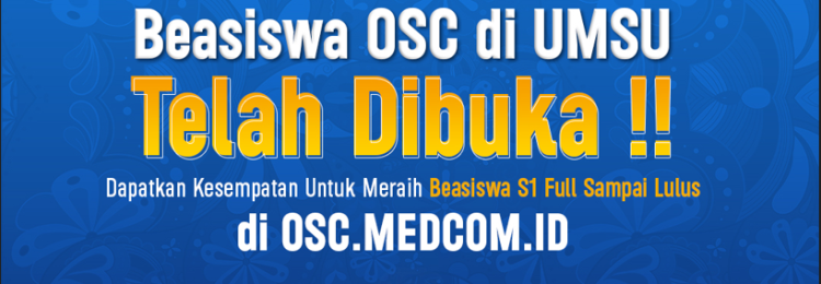 Beasiswa OSC Medcom Dibuka 2024 Banyak Peluang dan Manfaat - eSatuID