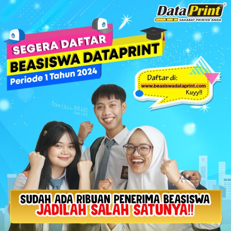 Kabar Baik, Program Beasiswa DataPrint 2024 Secara Resmi Dibuka, Berikut Syarat dan Ketentuannya ...