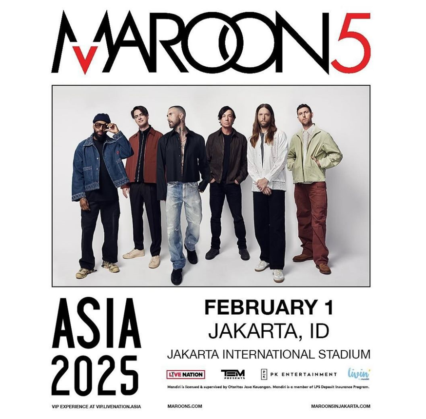 Tiket Konser Termurah Maroon Seharga Rp1,4 Juta: Inilah Tiket Konser ...